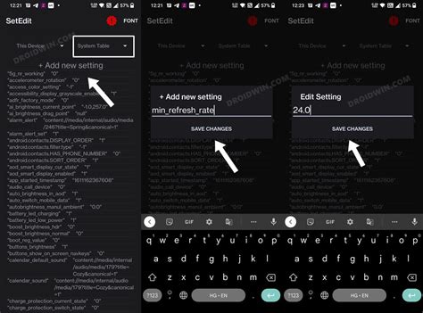 Force Hz Refresh Rate On All Apps Games On OnePlus