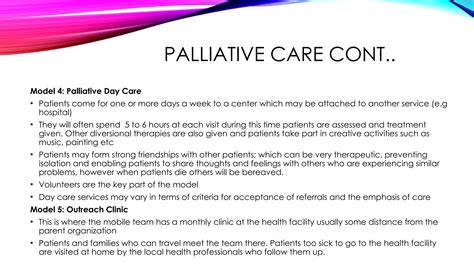 Management Of Adults Requring Hospice And Palliative Care Pptx