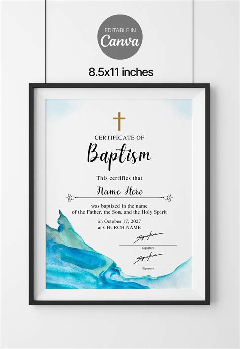 Baptism Certificate Background At King Kelly Blog