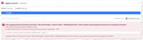 Managing Azure Netapp Files Preview Features With Terraform Cloud And