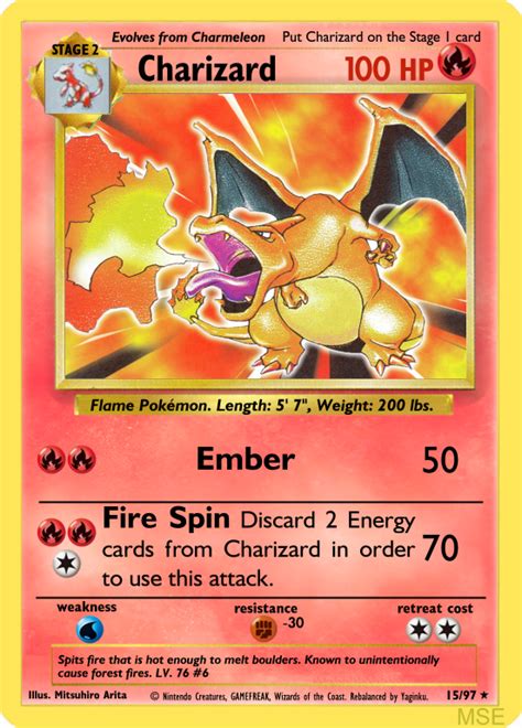Pokemon Tcg Base Set Remastered — Card Spotlight Charizard Line