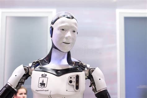 A Smart Robot Artificial Intelligence Editorial Photography Image