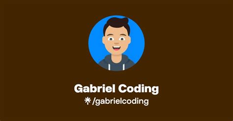 Gabriel Coding Instagram Facebook Tiktok Linktree