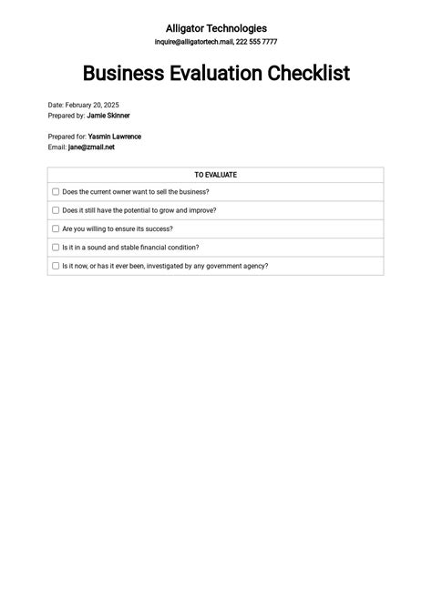 What Is Checklist In Evaluation At Andres Lowe Blog