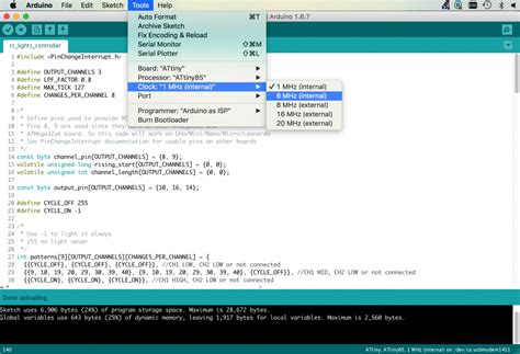 Programming ATtiny And ATtiny With Arduino IDE QuadMeUp