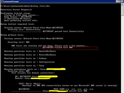 Domain Name System Dns Check Showing Failed Server Fault