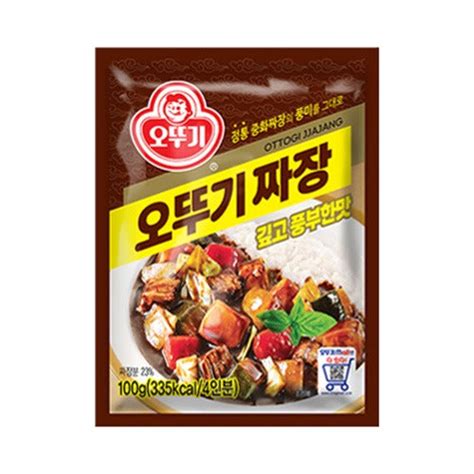 오뚜기 짜장 100g 4인분 Ottogi Black Bean Power 100g 더채움마켓