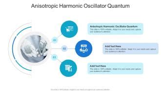 Anisotropic Harmonic Oscillator Quantum In Ppt Powerpoint Presentation Slide Templates Cpp PPT