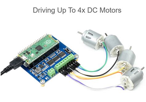 Buy DC Motor Driver Module For Raspberry Pi Pico Driving Up To X DC Motors Online In India At