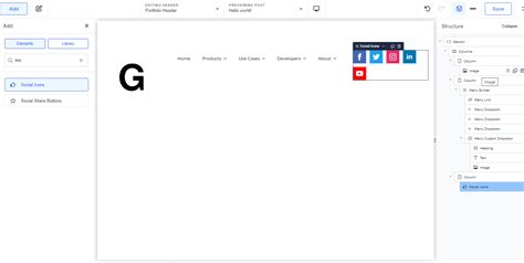 Create A Page Header In Breakdance Builder Gold Penguin