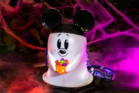 Disney Parks Releasing Mickey Ghost Popcorn Bucket And Dante Sipper
