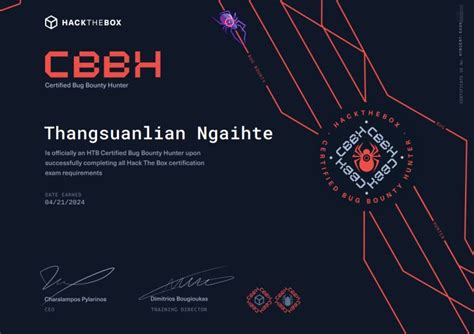 Thangsuanlian Ngaihte On Linkedin Hackthebox Academy Cbbh Cybersecurity