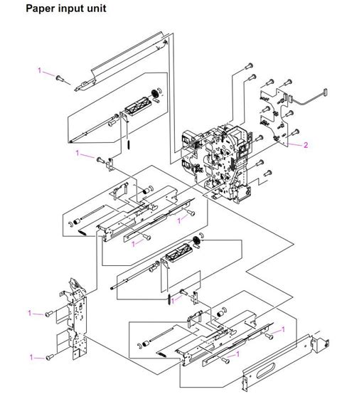 Hp Laserjet 9000 9040 9050 Mfp Printer Parts Diagrams