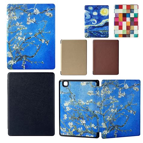 Leather Case For Kobo Aura Edition 2 Cover 6 Inch N236 Ereader Ebook