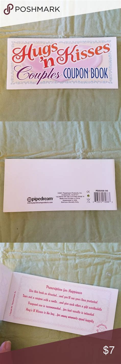 Brand New Hugs N Kisses Couples Coupon Book Hugs And Kisses Couples