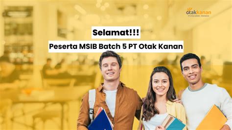 Selamat Bagi Peserta Msib Batch 5 Pt Otak Kanan