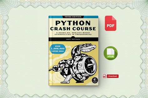 Python Crash Course 3rd Edition A Hands On Project Based Introduction To Programming 3rd