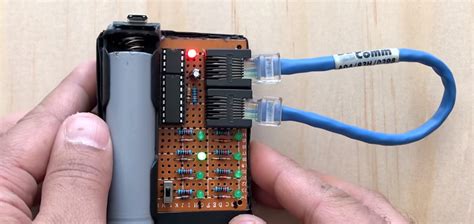 Build Your Own LAN Cable Tester Tester Cable Arduino