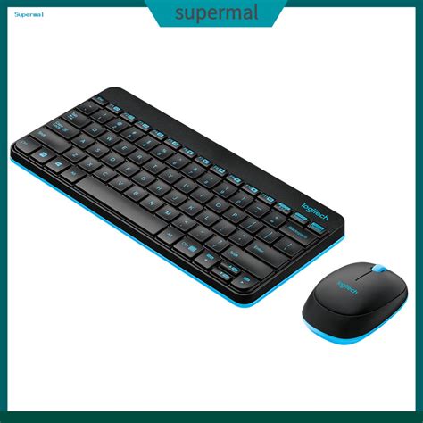 [cod] For Logitech Mk245 Portable Splashproof Ergonomic Pc Optical Wireless Keyboard Mouse Kit