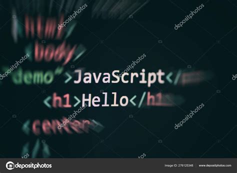 Javascript Code Computer Language Programming Internet Text Edit Stock Photo Poringdown