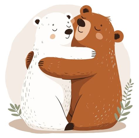 Cute Cartoons Hugging