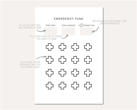 Printable Emergency Fund Tracker Download Savings Tracker For
