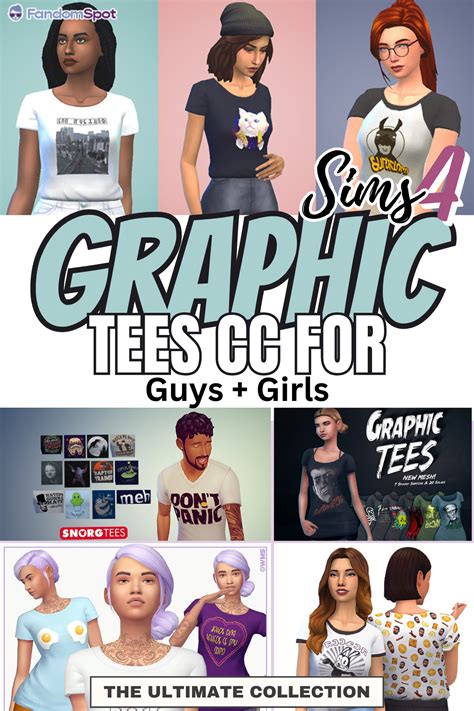 Sims 4 Graphic Tees Cc For Guys Girls Maxis Match Sims 4 Maxis