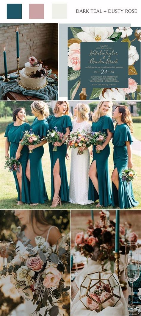 Top 10 Wedding Color Ideas For 2020 Teal Wedding Colors Wedding