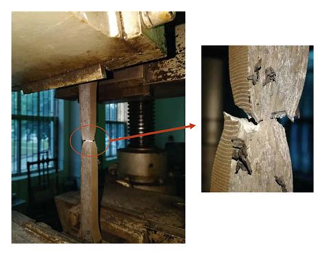 Test Setup And The Material Test A Joint Of The Interior Column Download Scientific Diagram