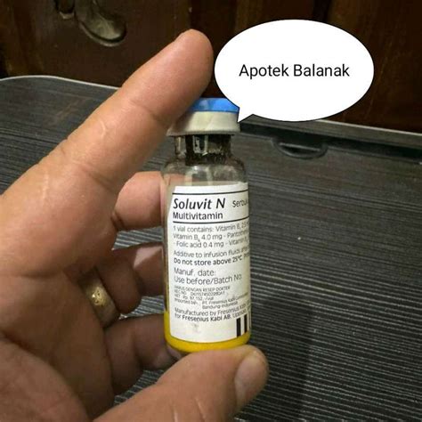 Jual Asli Dan Original Soluvit N Multivitamin Injeksi Per Vial Utuh