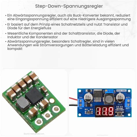Step Down Spannungsregler Wie Es Funktioniert Anwendung And Vorteile