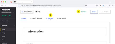 How To Change Your Page Visibility Format Help Desk