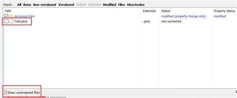 svn协同开发时忽略本地配置文件的上传 non versioned csdn博客