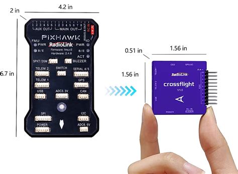 radiolink crossflight mini flight controller autopilot flying tech