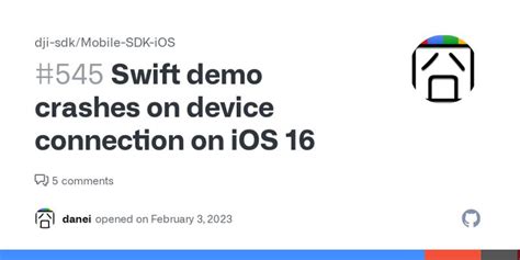 Godfrey Nolan On Linkedin Swift Demo Crashes On Device Connection On Ios 16 · Issue 545