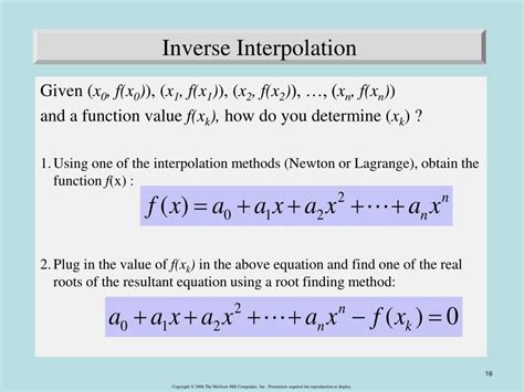 ppt interpolation chapter 18 powerpoint presentation free download