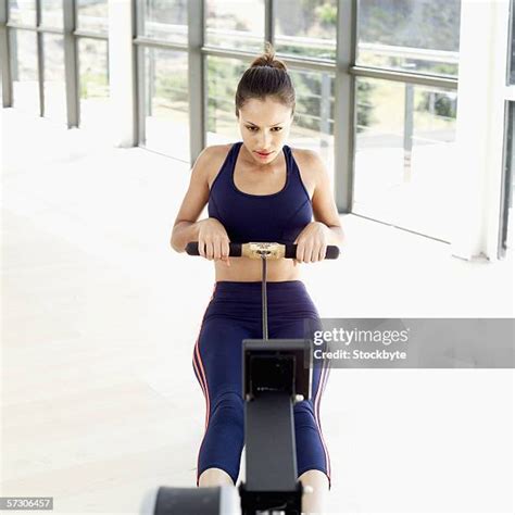 Female Rowing Machine Photos And Premium High Res Pictures Getty Images