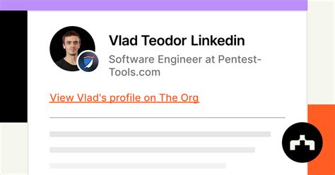 Vlad Teodor Linkedin Software Engineer At Pentest The Org