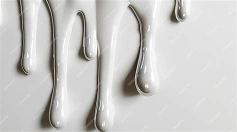 Solated Dripping Liquid In White Background Evoking Natural Sweetness