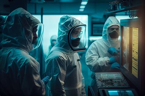 premium photo female scientist testing experiment in science lab
