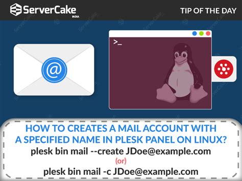 How To Create Email Accounts In Plesk On Linux ServerCake India