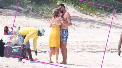Taylor Swit Y Travis Kelce Elevan La Temperatura En Bahamas Con Su Amor