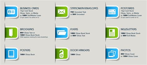Printing Paper Options