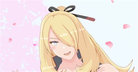 Cynthia Pokémon Large Breasts Cynthia Pixiv