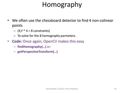 Ppt Opencv Tutorial Powerpoint Presentation Free Download Id4370047