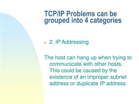 PPT Troubleshooting TCP IP PowerPoint Presentation Free Download