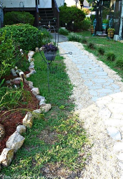 Diy Cobblestone Path Outdoor Improvements Diy Path Outdoor