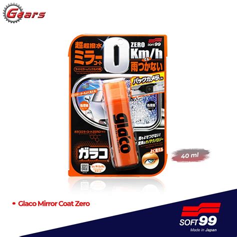 SOFT99 Glaco Mirror Coat Zero 40Ml | Lazada PH