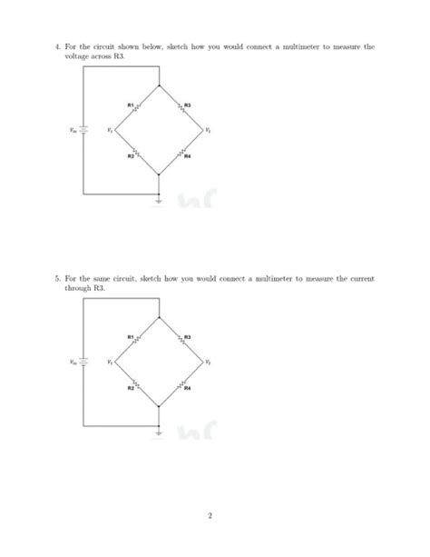 Solved For The Circuit Shown Below Sketch How You Would Chegg Com