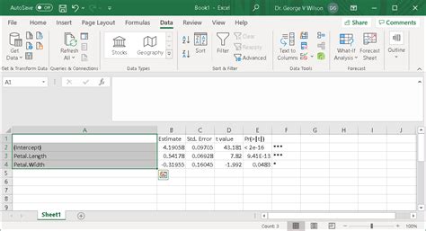 Is It Possible To Copypaste R Regression Summary To Excel Without